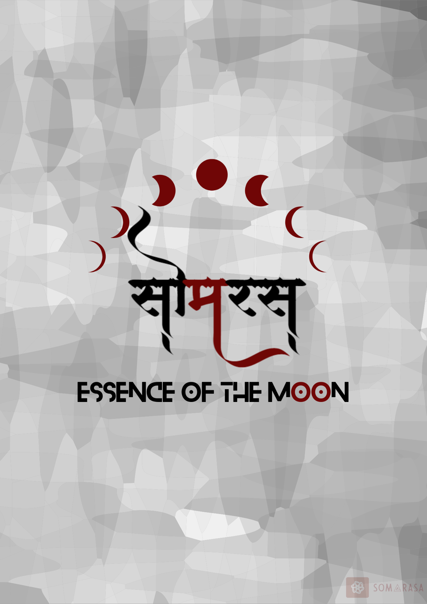 Somarasa Poster - Elegant Spiritual Art with Moon Phases | The Soma Store